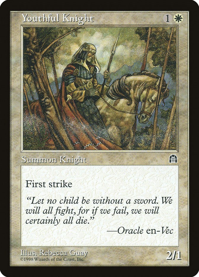 Youthful Knight - Stronghold - Magic: The Gathering