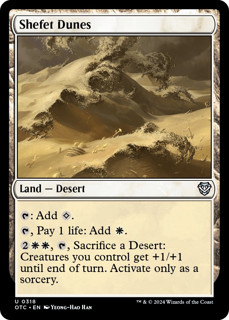 Shefet Dunes - Commander: Outlaws of Thunder Junction - Magic: The ...
