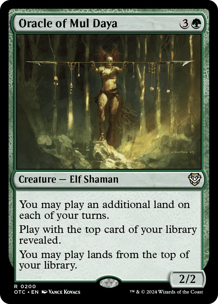 Oracle of Mul Daya - Commander: Outlaws of Thunder Junction - Magic ...