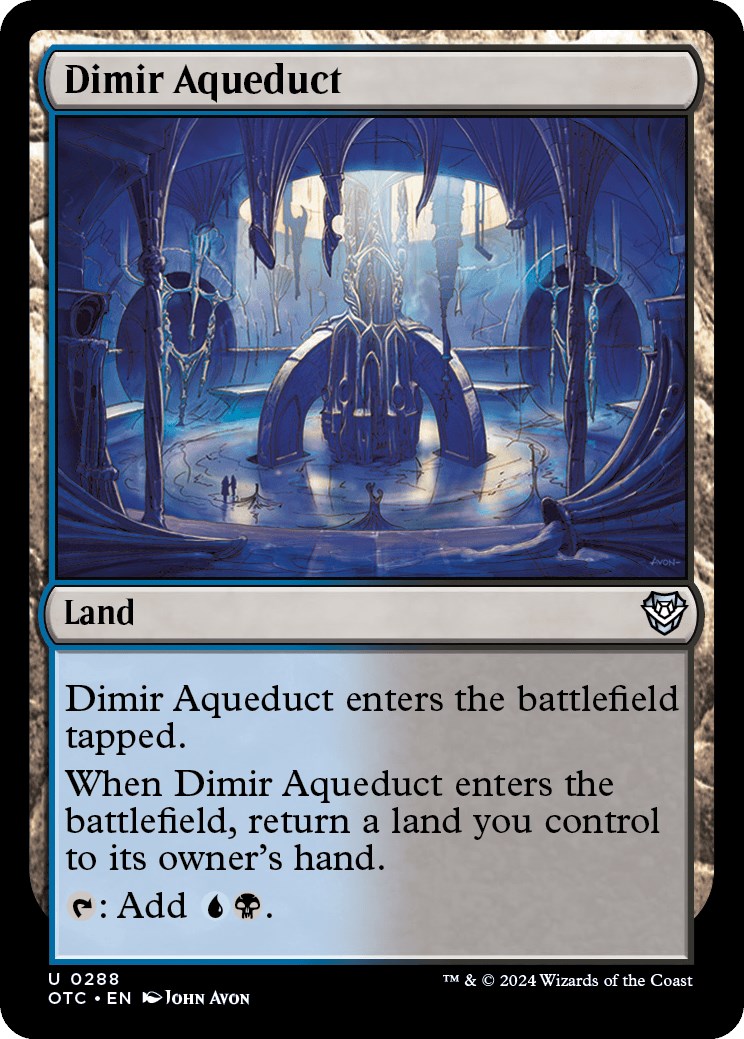 Dimir Aqueduct - Commander: Outlaws of Thunder Junction - Magic: The ...