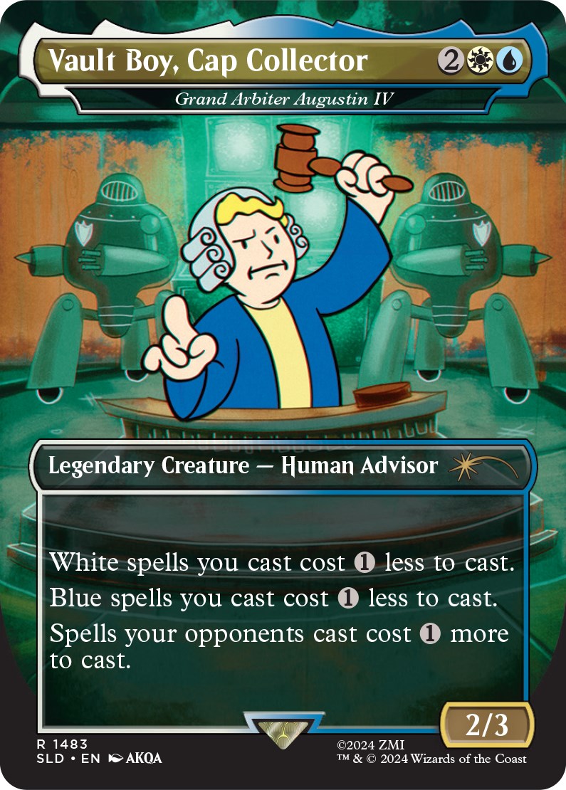 Vault Boy, Cap Collector - Grand Arbiter Augustin IV - Secret Lair Drop Series - Magic: The ...