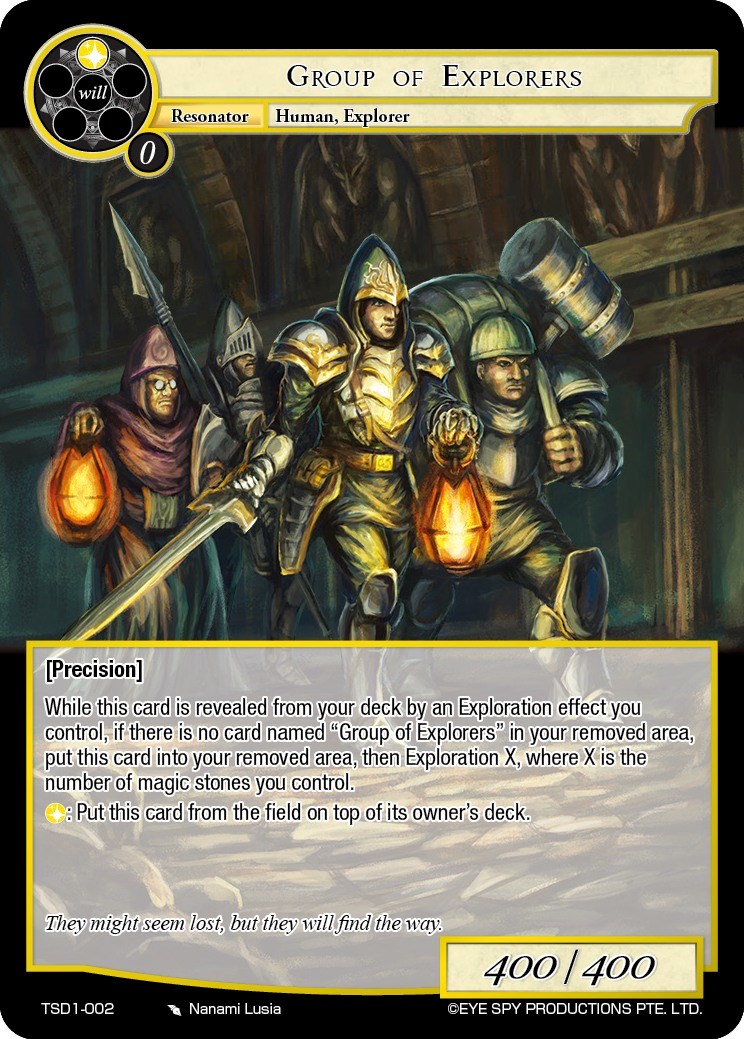 Group of Explorers - Starter Deck: Lehen - Force of Will