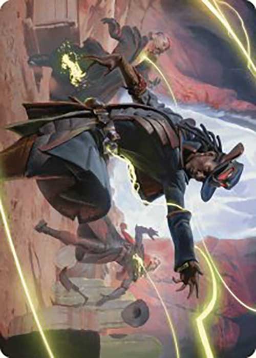 Lilah, Undefeated Slickshot Art Card - Art Series: Outlaws of Thunder ...