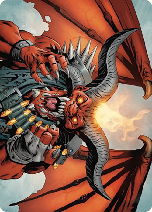 Rakdos, the Muscle Art Card - Art Series: Outlaws of Thunder Junction ...