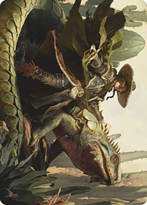 Outcaster Trailblazer Art Card - Art Series: Outlaws of Thunder ...