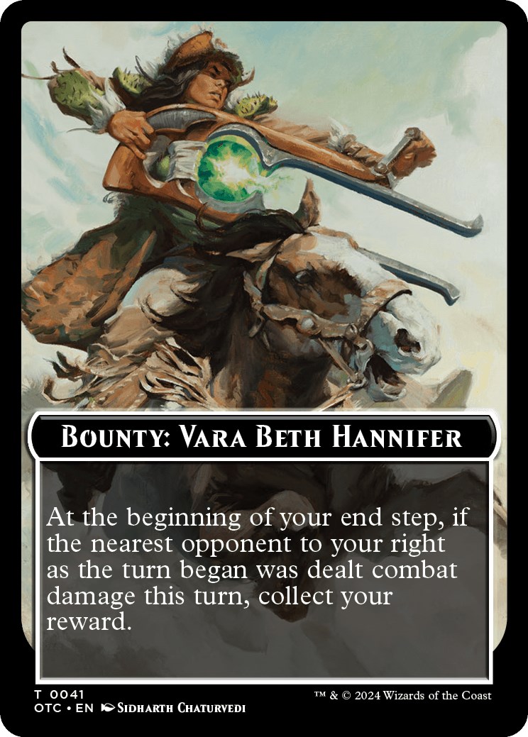 Bounty: Vara Beth Hannifer // Bounty Rules Double-Sided Token ...