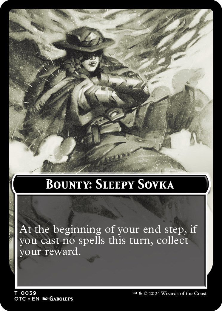 Bounty: Sleepy Sovka // Bounty Rules Double-Sided Token - Commander ...