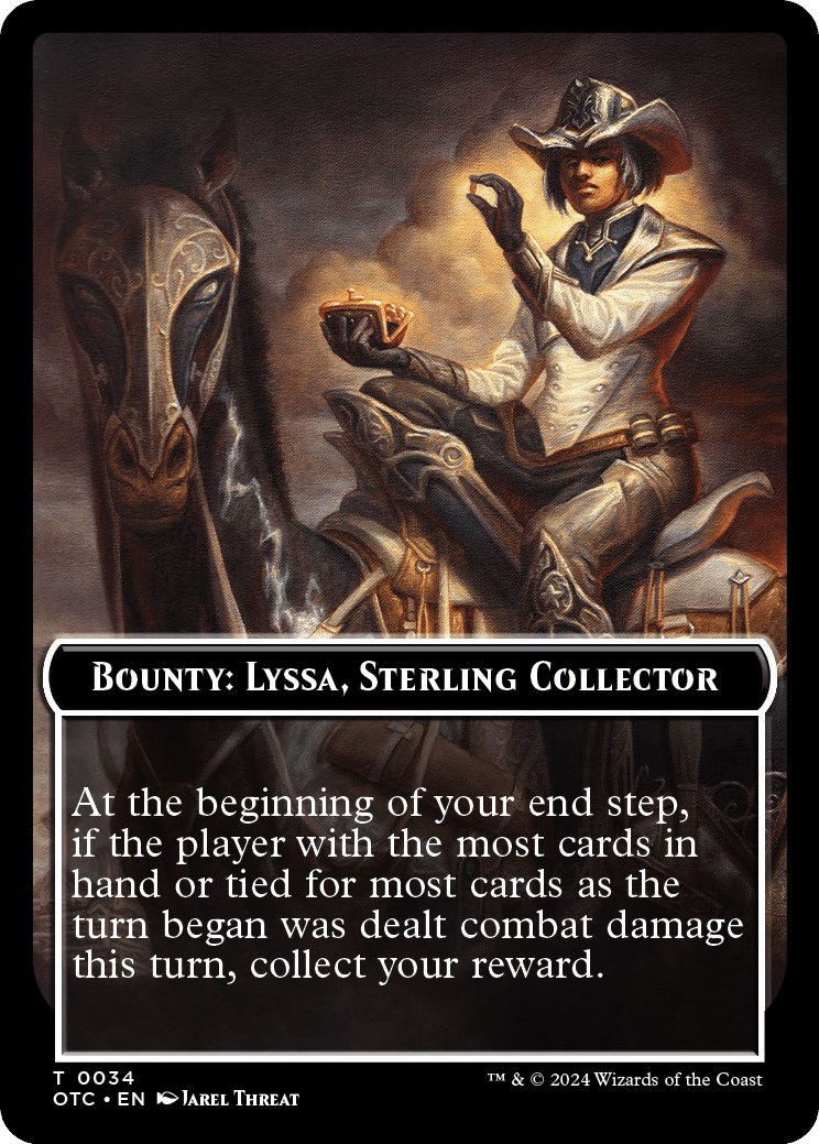 Bounty: Lyssa, Sterling Collector // Bounty Rules Double-Sided Token ...
