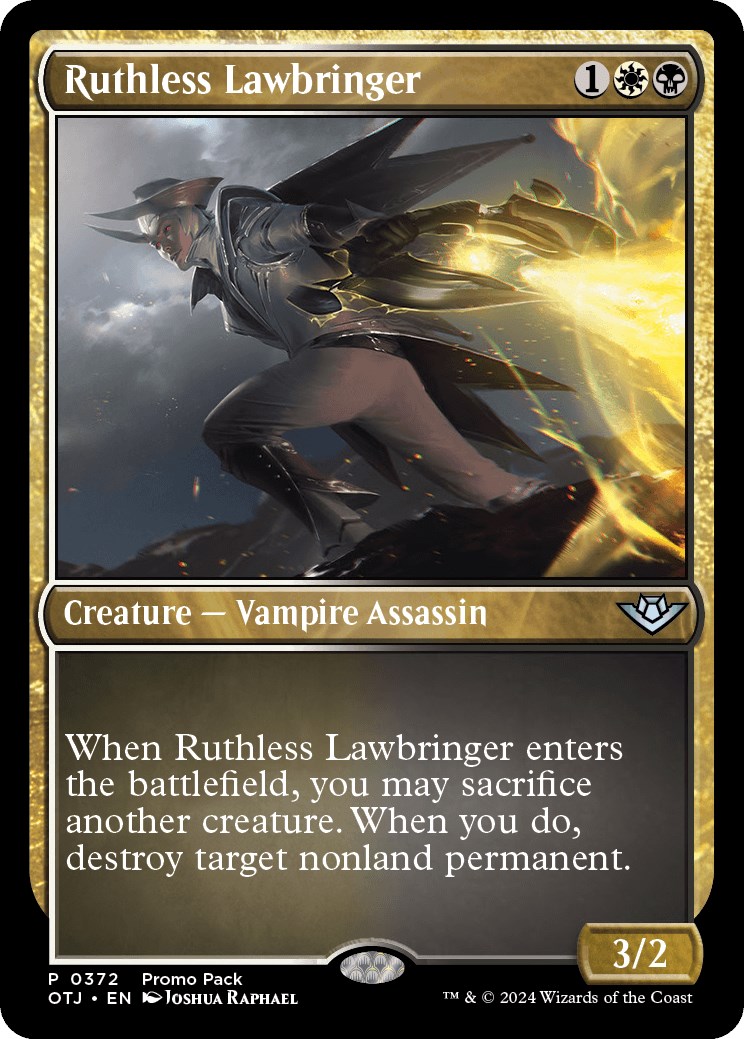 Ruthless Lawbringer - Promo Pack: Outlaws of Thunder Junction - Magic ...