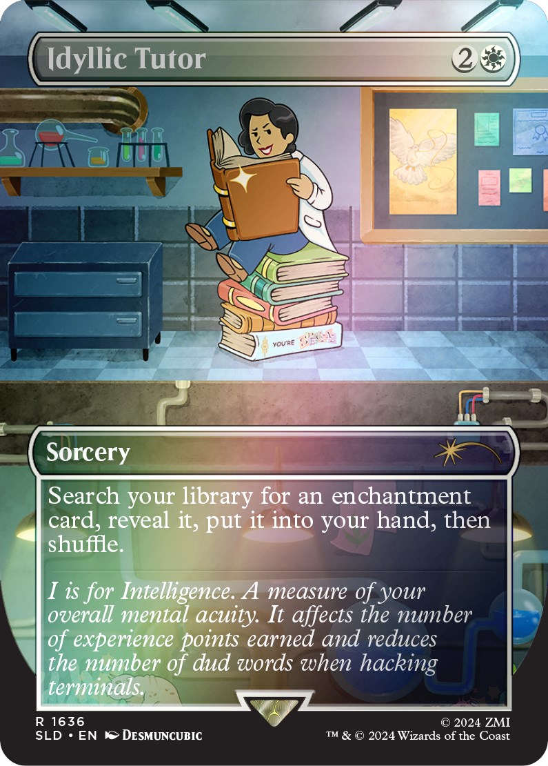 Idyllic Tutor (1636) (Rainbow Foil) - Secret Lair Drop Series - Magic ...