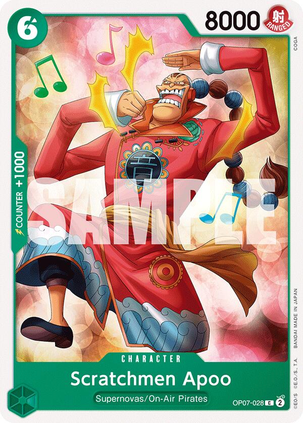 Scratchmen Apoo - 500 Years in the Future - One Piece Card Game