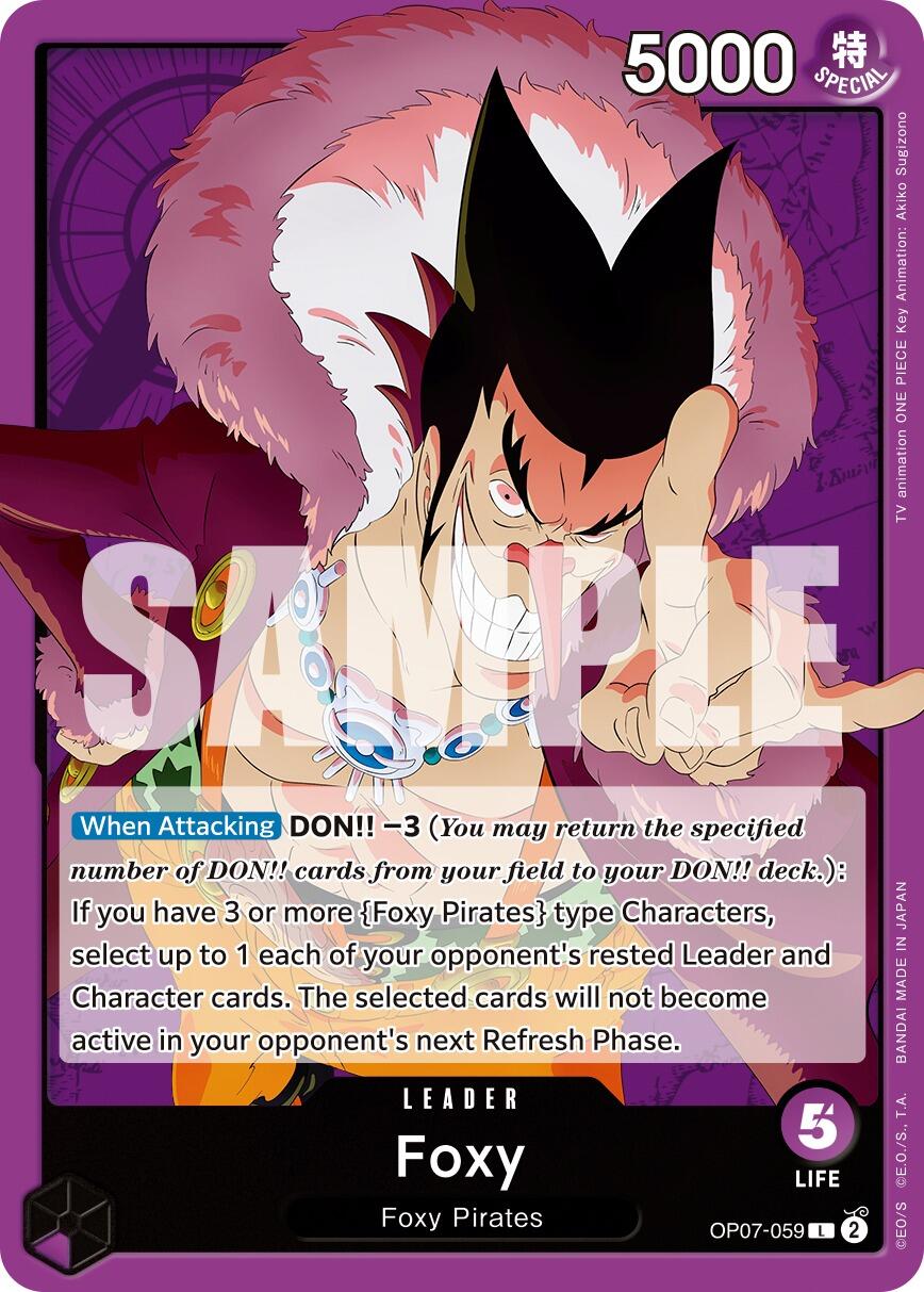 Foxy (059) - 500 Years in the Future - One Piece Card Game