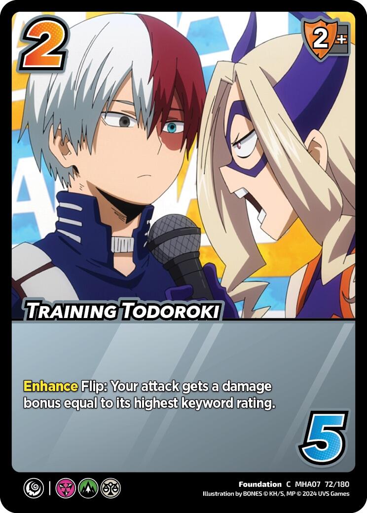 Training Todoroki - UniVersus: My Hero Academia: Girl Power - UniVersus