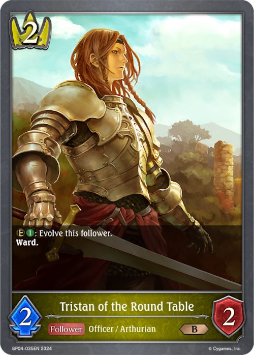 Tristan of the Round Table - BP04: Cosmic Mythos - Shadowverse: Evolve