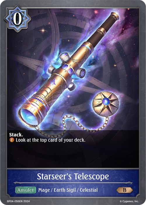 Starseer's Telescope - BP04: Cosmic Mythos - Shadowverse: Evolve