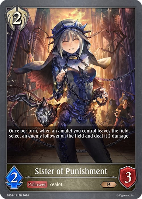Sister of Punishment - BP04: Cosmic Mythos - Shadowverse: Evolve