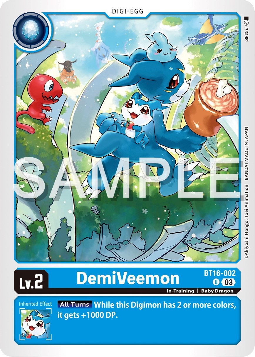 DemiVeemon - Beginning Observer - Digimon Card Game