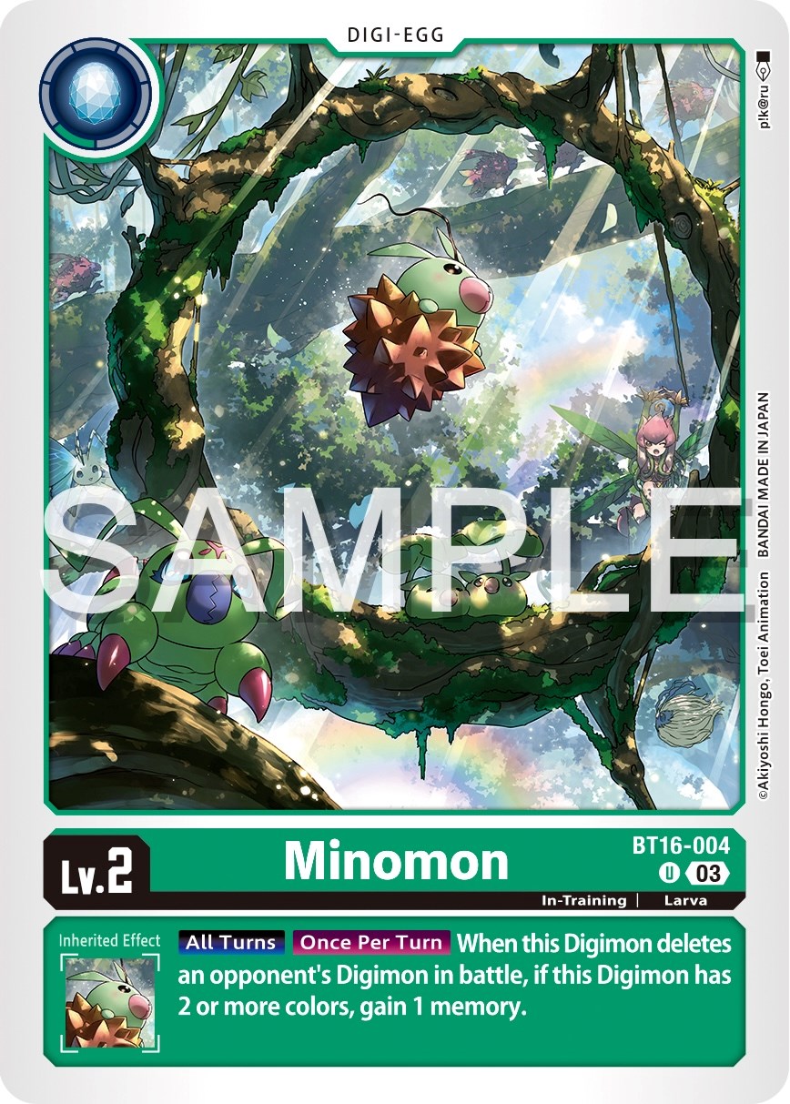 Minomon - Beginning Observer - Digimon Card Game