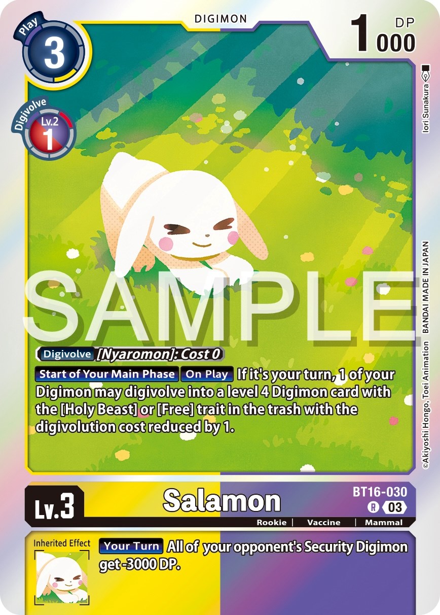 Salamon - Beginning Observer - Digimon Card Game