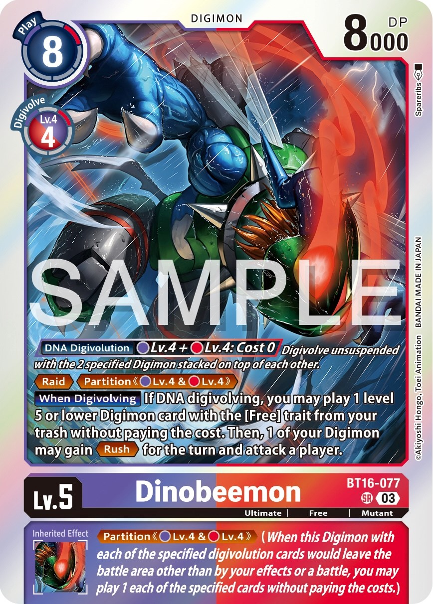 Dinobeemon - Beginning Observer - Digimon Card Game