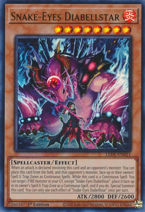 Snake-Eyes Diabellstar - Legacy of Destruction - YuGiOh