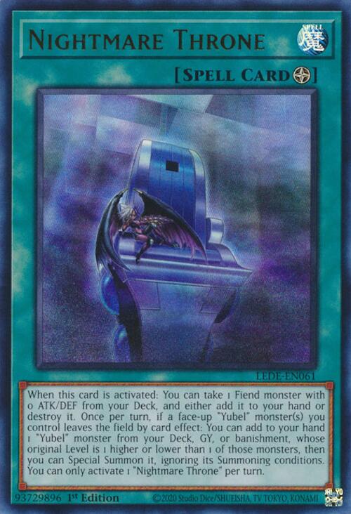 Nightmare Throne - Legacy of Destruction - YuGiOh