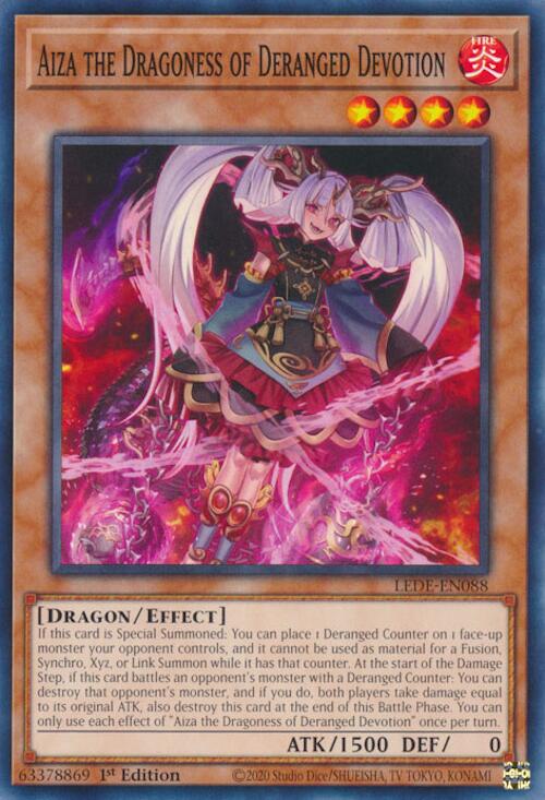Aiza the Dragoness of Deranged Devotion - Legacy of Destruction - YuGiOh