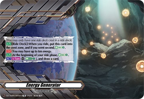 Energy Generator - DZ-TD04: Start Up Trial Deck "Keter Sanctuary" - Cardfight Vanguard