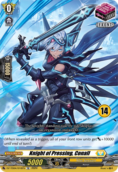 Knight of Pressing, Conall (14) - DZ-TD04: Start Up Trial Deck "Keter Sanctuary" - Cardfight ...