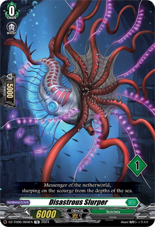 Disastrous Slurper (1) - DZ-TD05: Start Up Trial Deck "Stoicheia" - Cardfight Vanguard