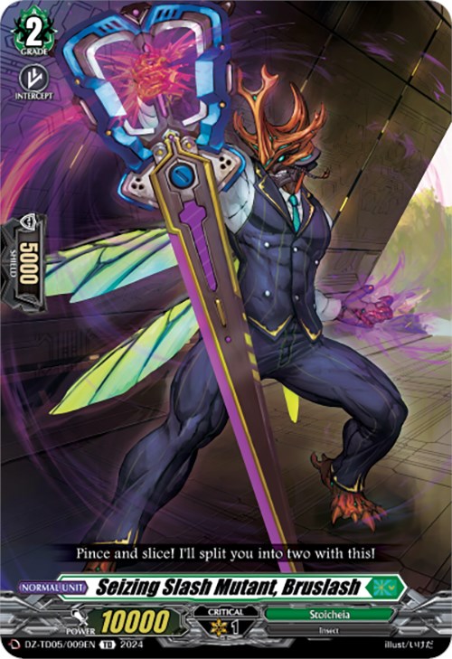 Seizing Slash Mutant, Bruslash - DZ-TD05: Start Up Trial Deck "Stoicheia" - Cardfight Vanguard