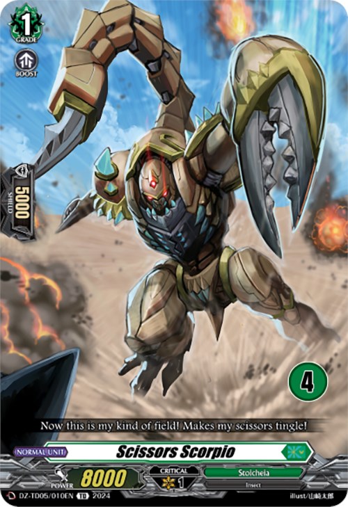 Scissors Scorpio (4) - DZ-TD05: Start Up Trial Deck "Stoicheia ...