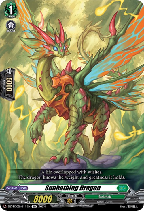 Sunbathing Dragon - DZ-TD05: Start Up Trial Deck "Stoicheia" - Cardfight Vanguard