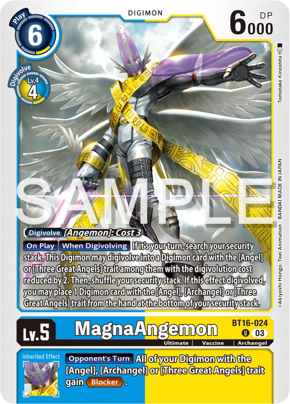 MagnaAngemon - Beginning Observer - Digimon Card Game