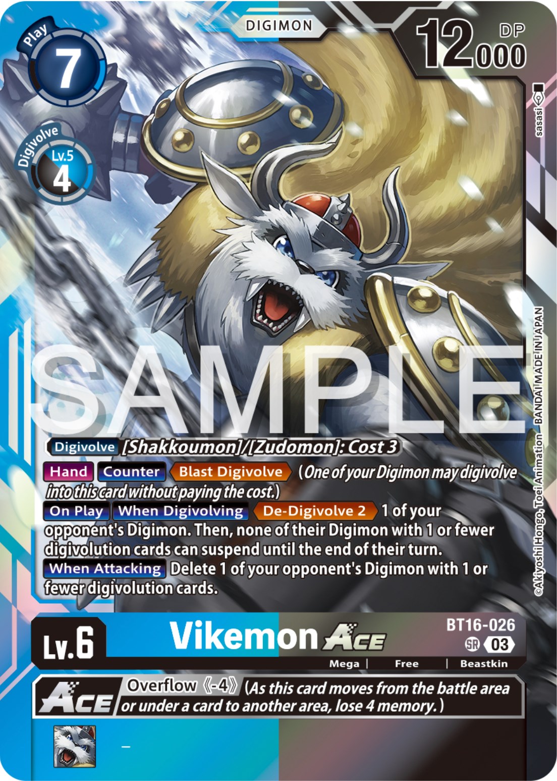Vikemon ACE - Beginning Observer - Digimon Card Game