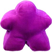 Meeple Plush: Purple - Meeple People - Boardgames