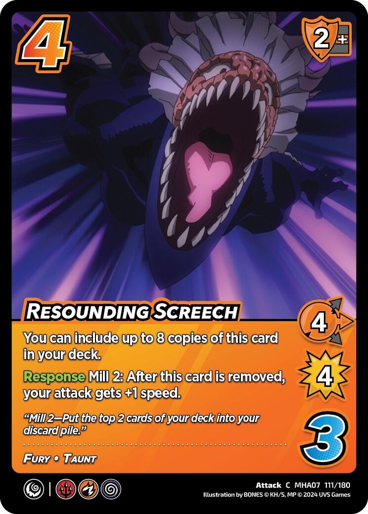 Resounding Screech - UniVersus: My Hero Academia: Girl Power - UniVersus