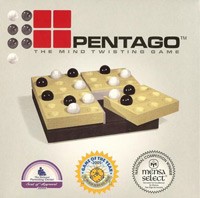 Pentago Board Game- Natural Birch - Mindtwister - Boardgames