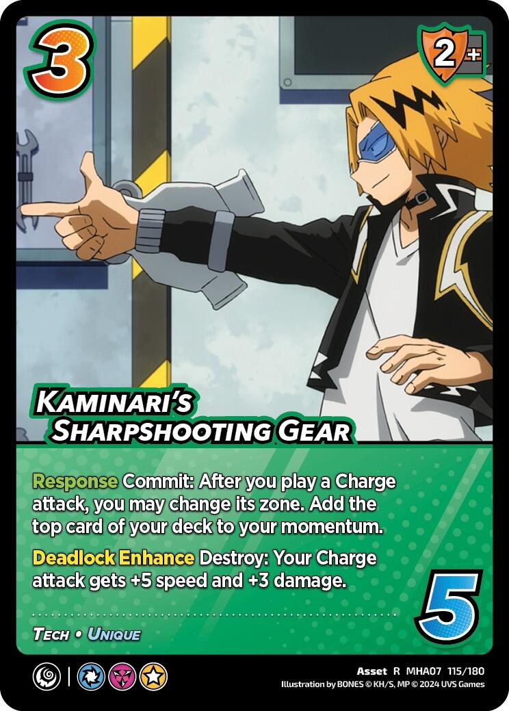 Kaminari's Sharpshooting Gear - UniVersus: My Hero Academia: Girl Power - UniVersus