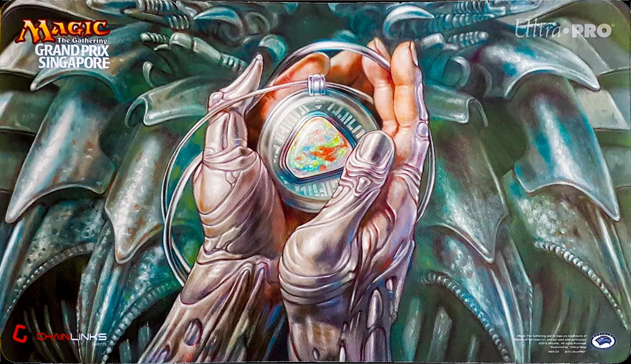 Magic Grand Prix 2015 Playmat: Singapore - Mox Opal - Magic Promotional ...
