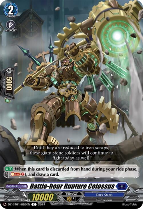 Battle-hour Rupture Colossus - Fated Clash - Cardfight Vanguard