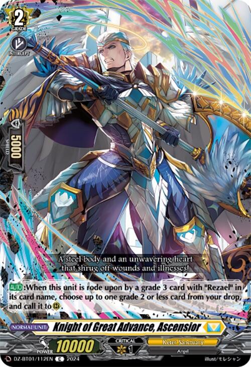 Knight of Great Advance, Ascensior - Fated Clash - Cardfight Vanguard