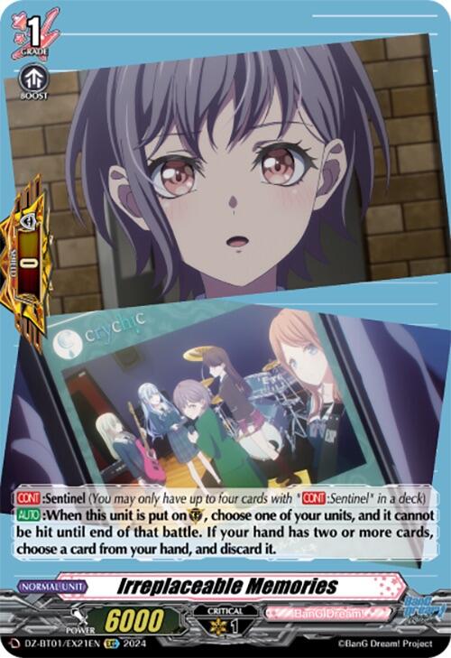 Irreplaceable Memories (EX21) (EXC) - Fated Clash - Cardfight Vanguard