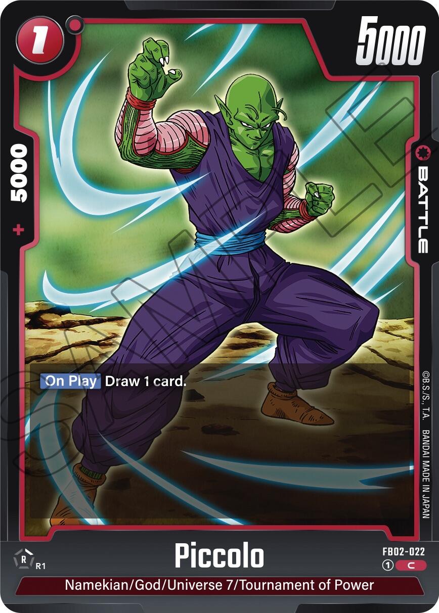 Piccolo - FB02-022 - Blazing Aura - Dragon Ball Super: Fusion World
