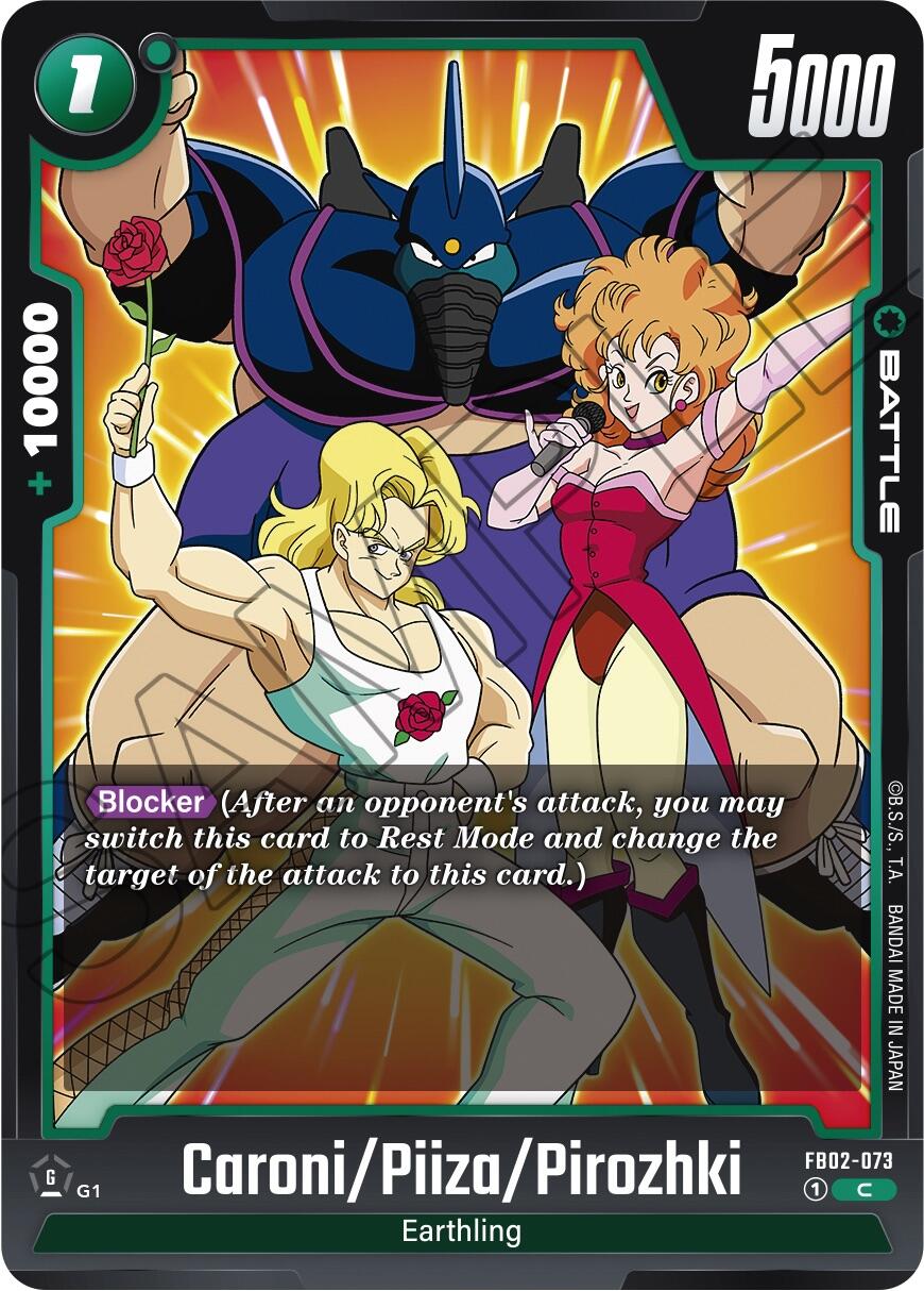 Caroni/Piiza/Pirozhki - Blazing Aura - Dragon Ball Super: Fusion World