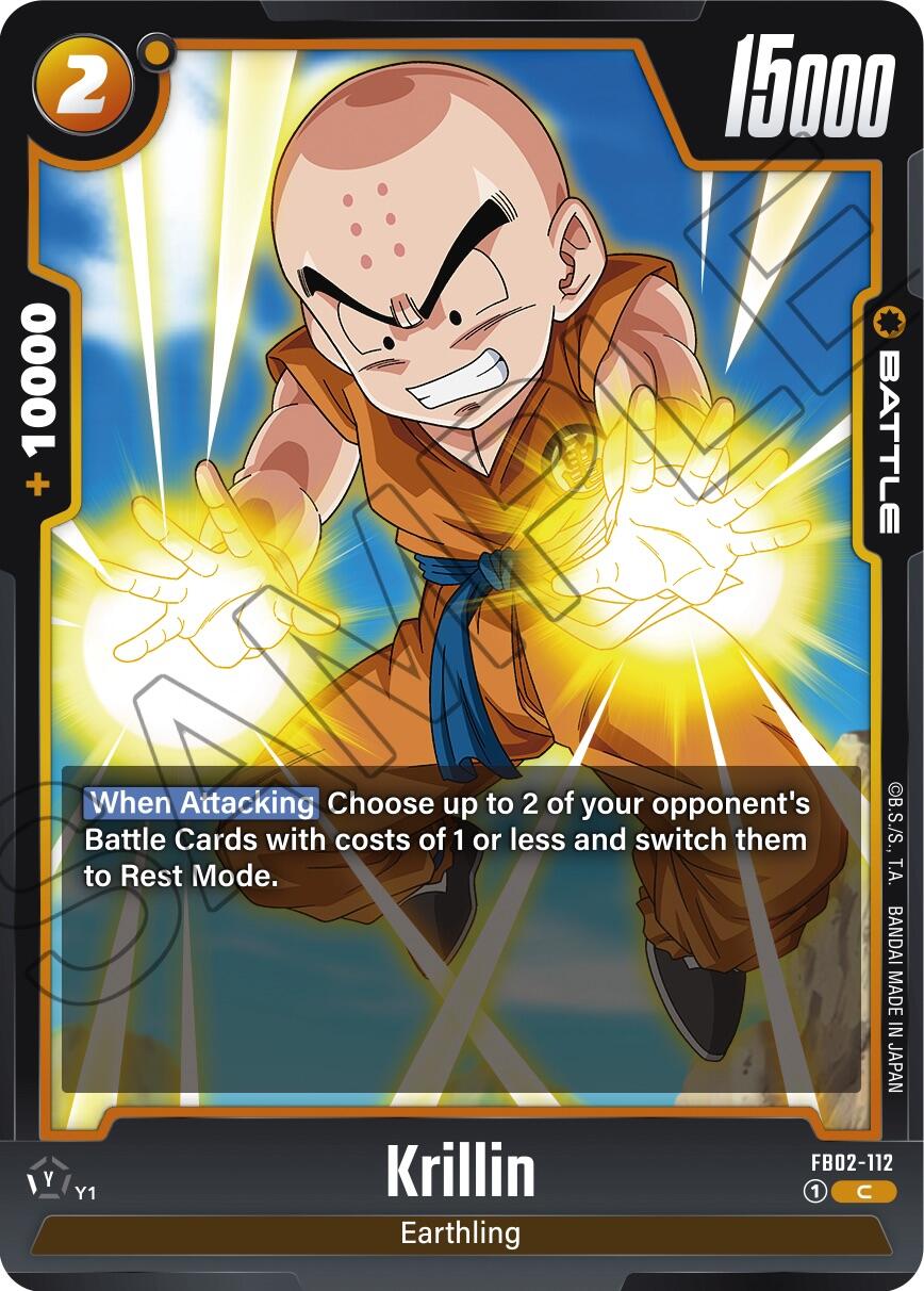 Krillin - FB02-112 - Blazing Aura - Dragon Ball Super: Fusion World