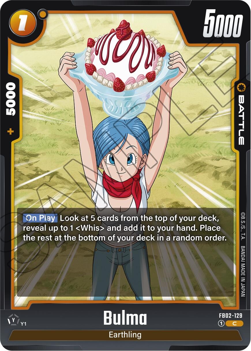 Bulma - FB02-129 - Blazing Aura - Dragon Ball Super: Fusion World