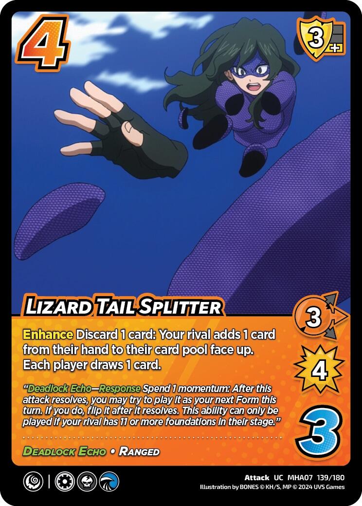 Lizard Tail Splitter - UniVersus: My Hero Academia: Girl Power - UniVersus
