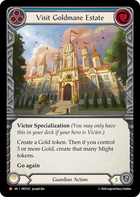 Visit Goldmane Estate - Part the Mistveil - Flesh and Blood TCG