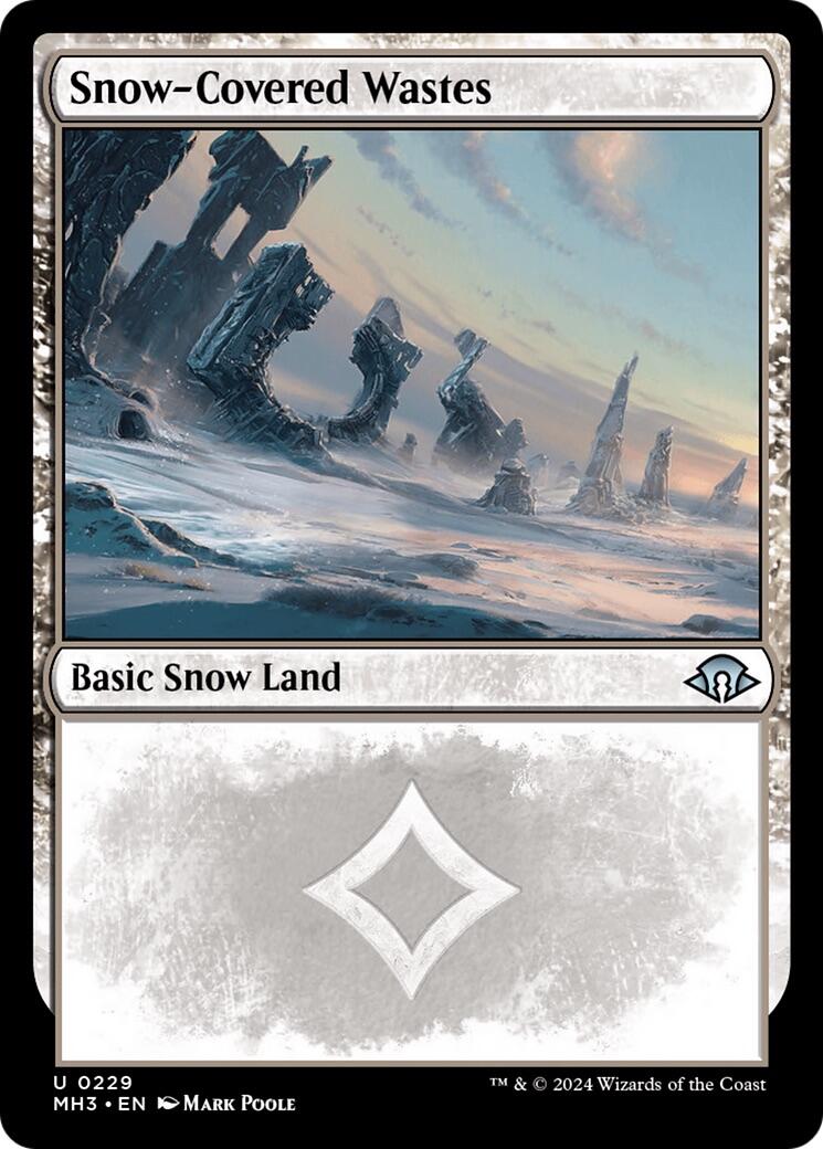 Snow-Covered Wastes (0229) - Modern Horizons 3 - Magic: The Gathering